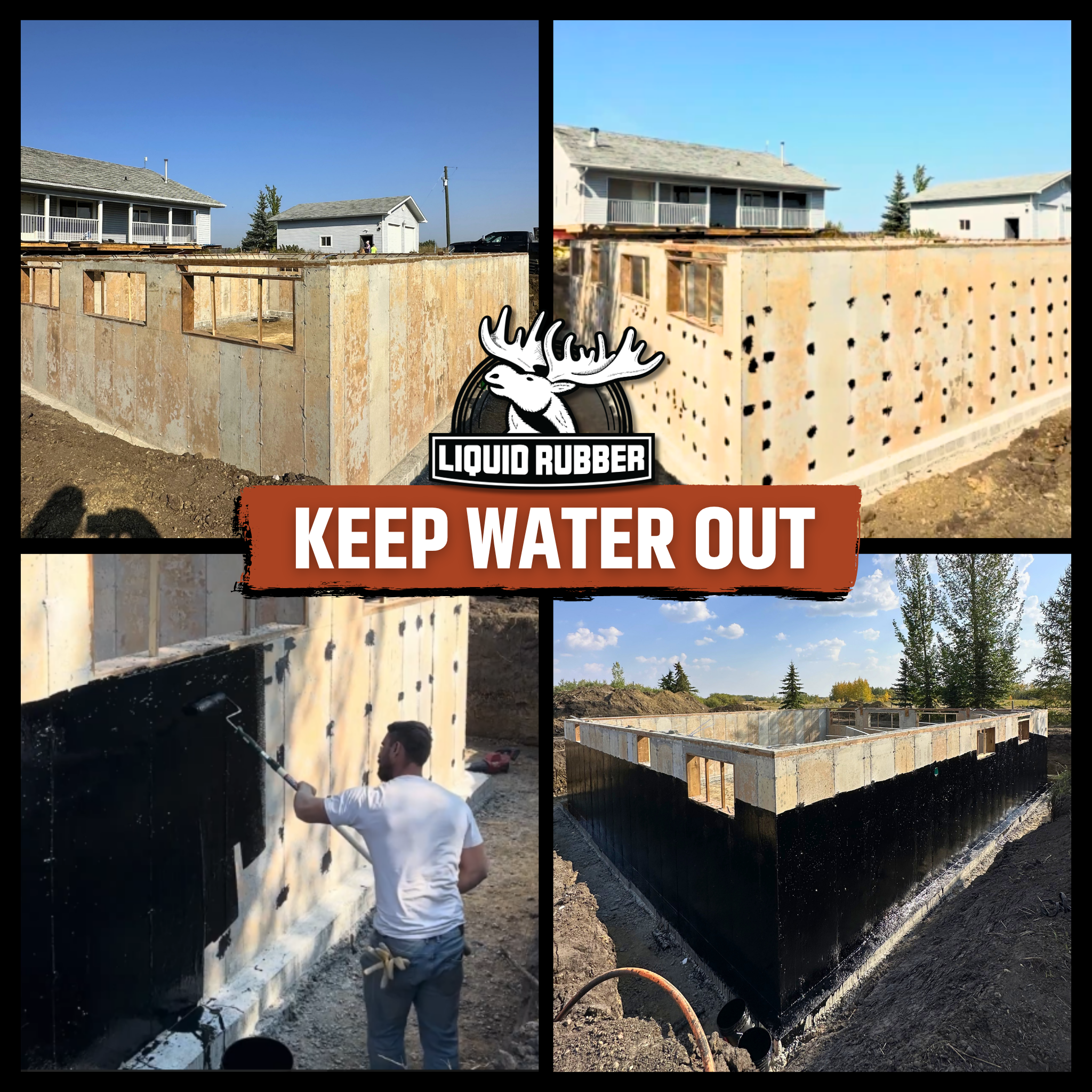 Foundation Waterproofing Sealant - Durable & Easy to Apply – Liquid Rubber
