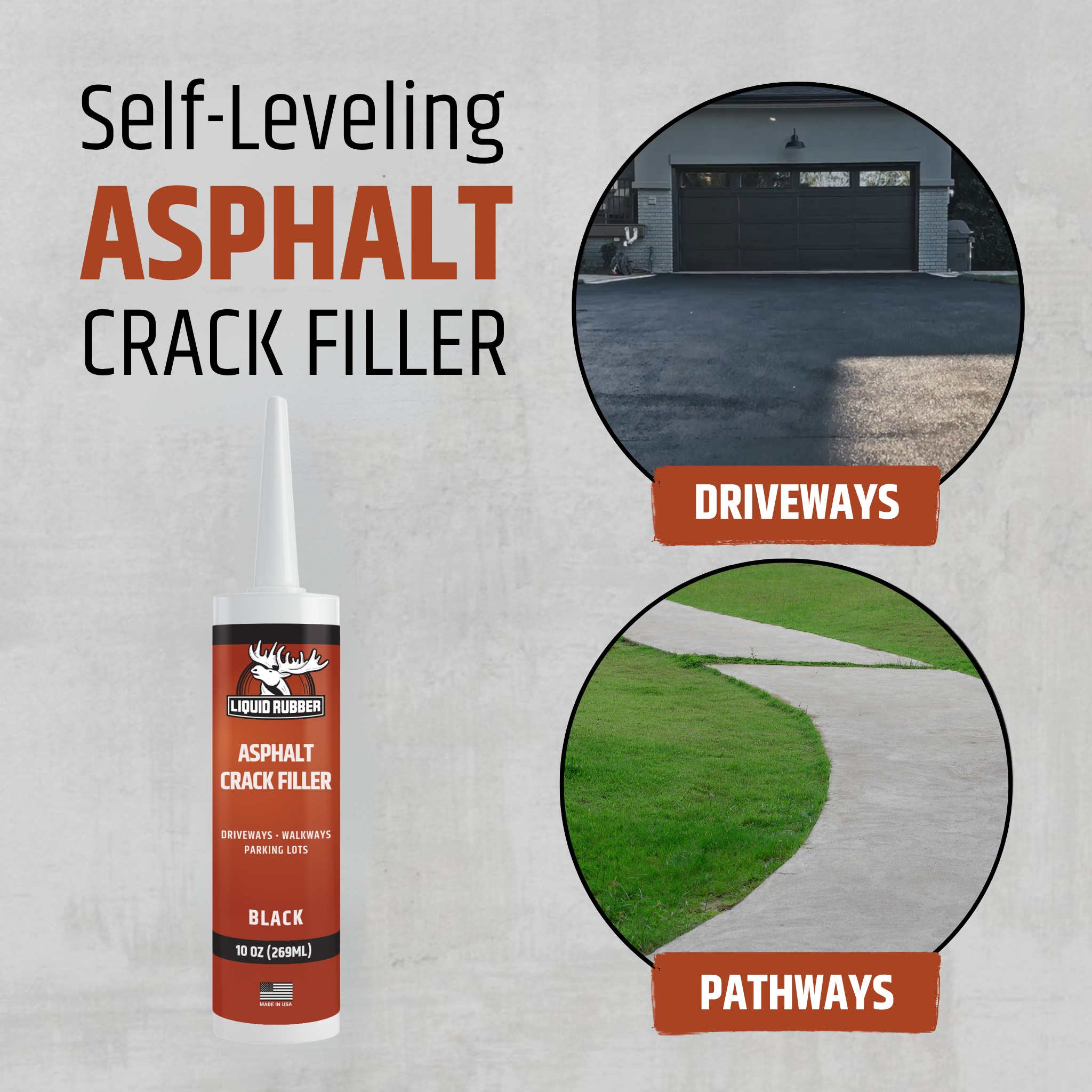 Liquid Rubber Asphalt Crack Filler - Ultimate Driveway Joint Sealing