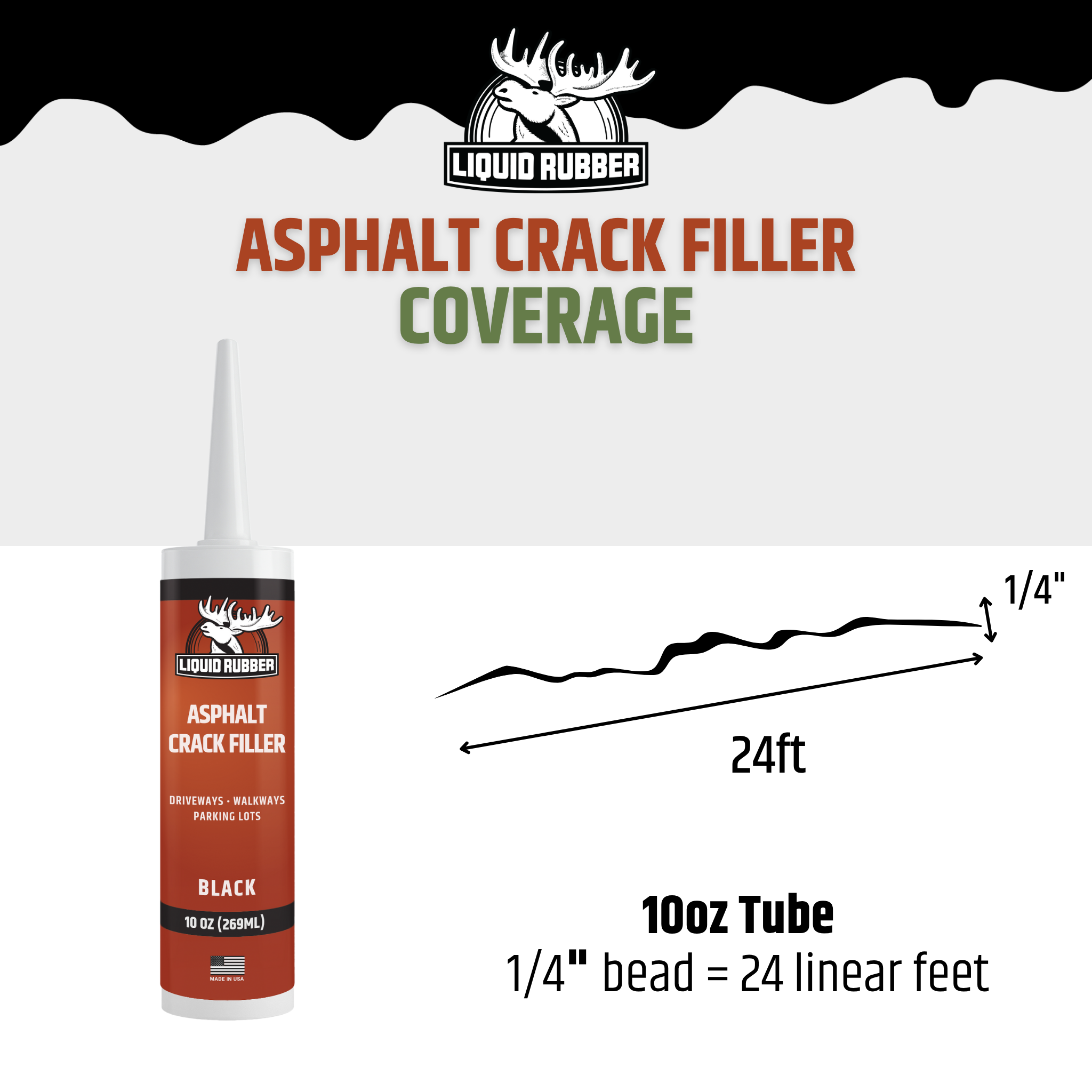 Liquid Rubber Asphalt Crack Filler - Ultimate Driveway Joint Sealing
