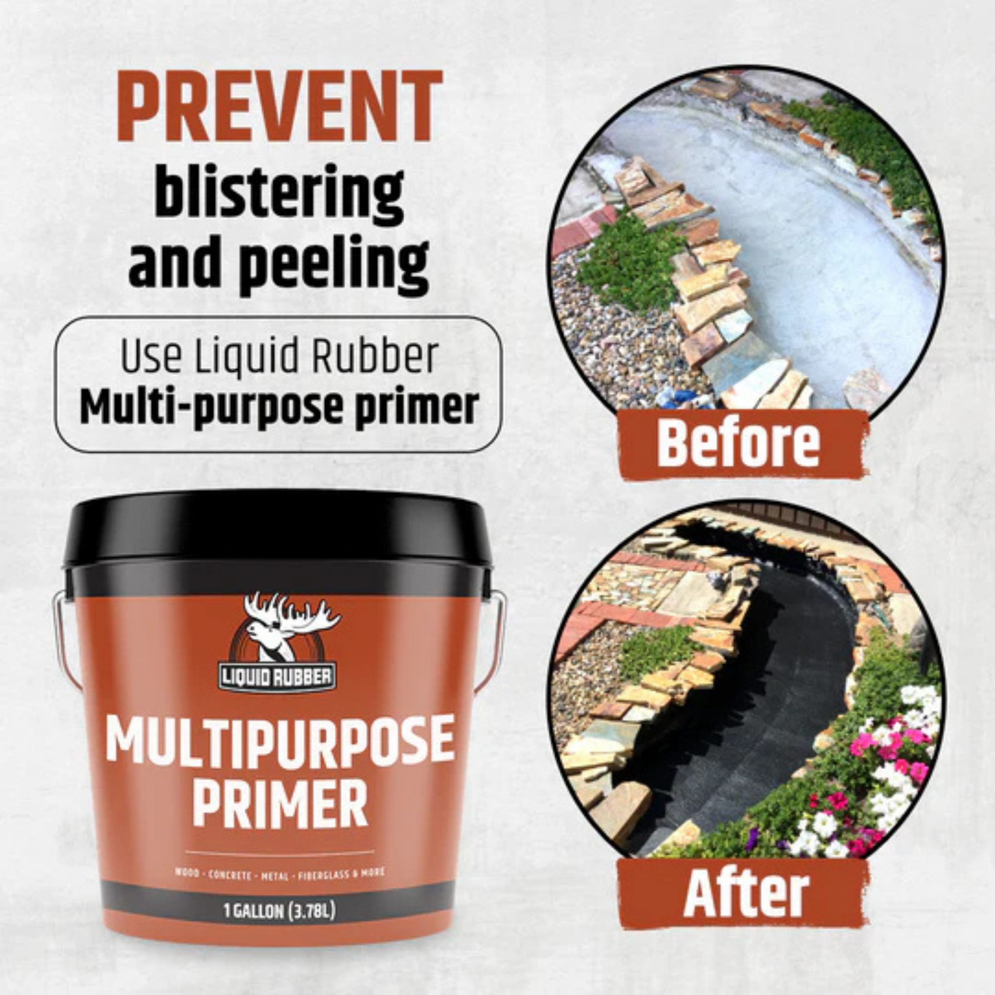 Waterproof Multi-Purpose Primer - Improve Adhesion & Protection ...