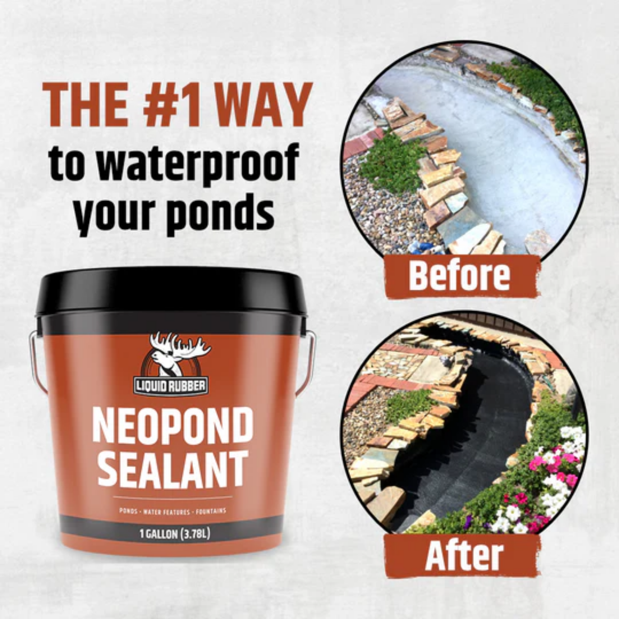 Pond Sealer - Waterproof, Durable Protection for Ponds – Liquid Rubber