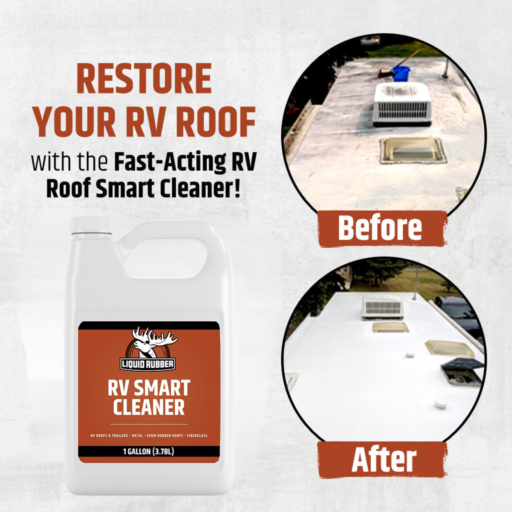 RV Roof Cleaner - Effective, Safe Cleaning for RV Surfaces – Liquid Rubber