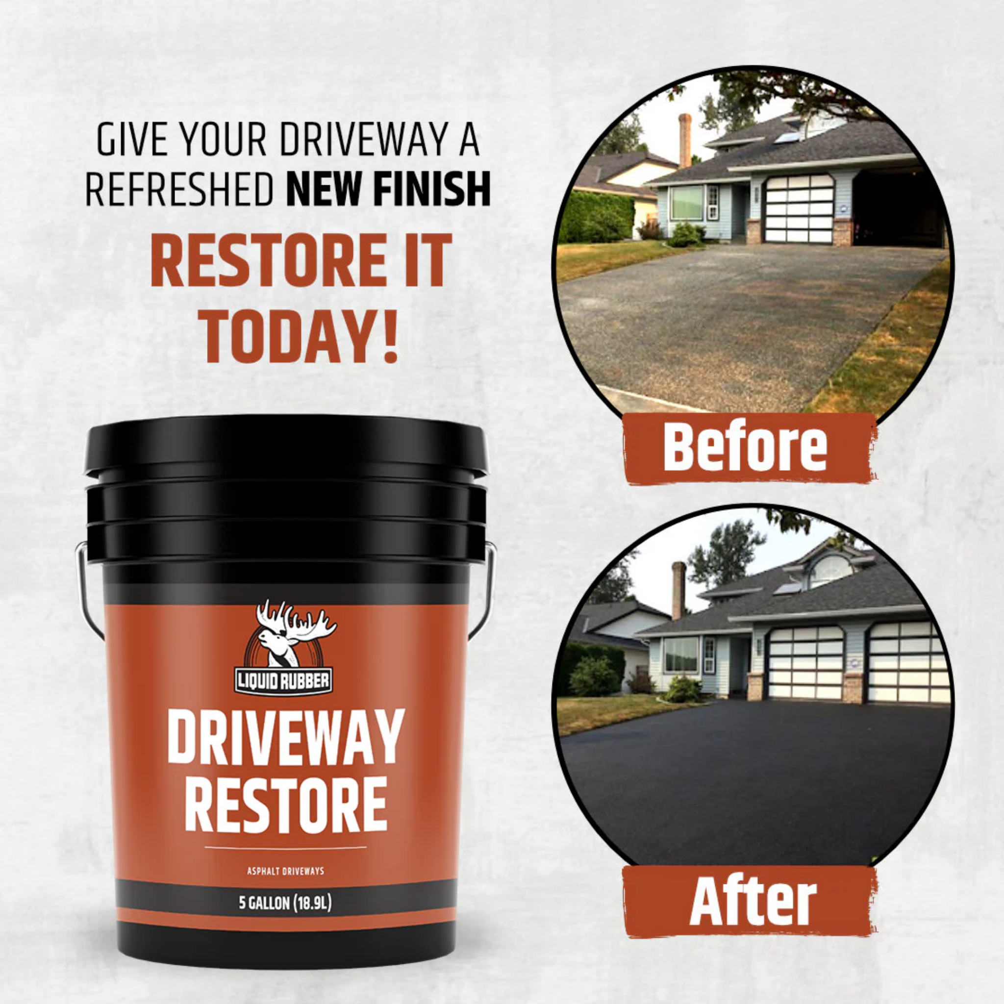 Driveway Sealer - Restore & Protect Asphalt or Blacktop – Liquid Rubber