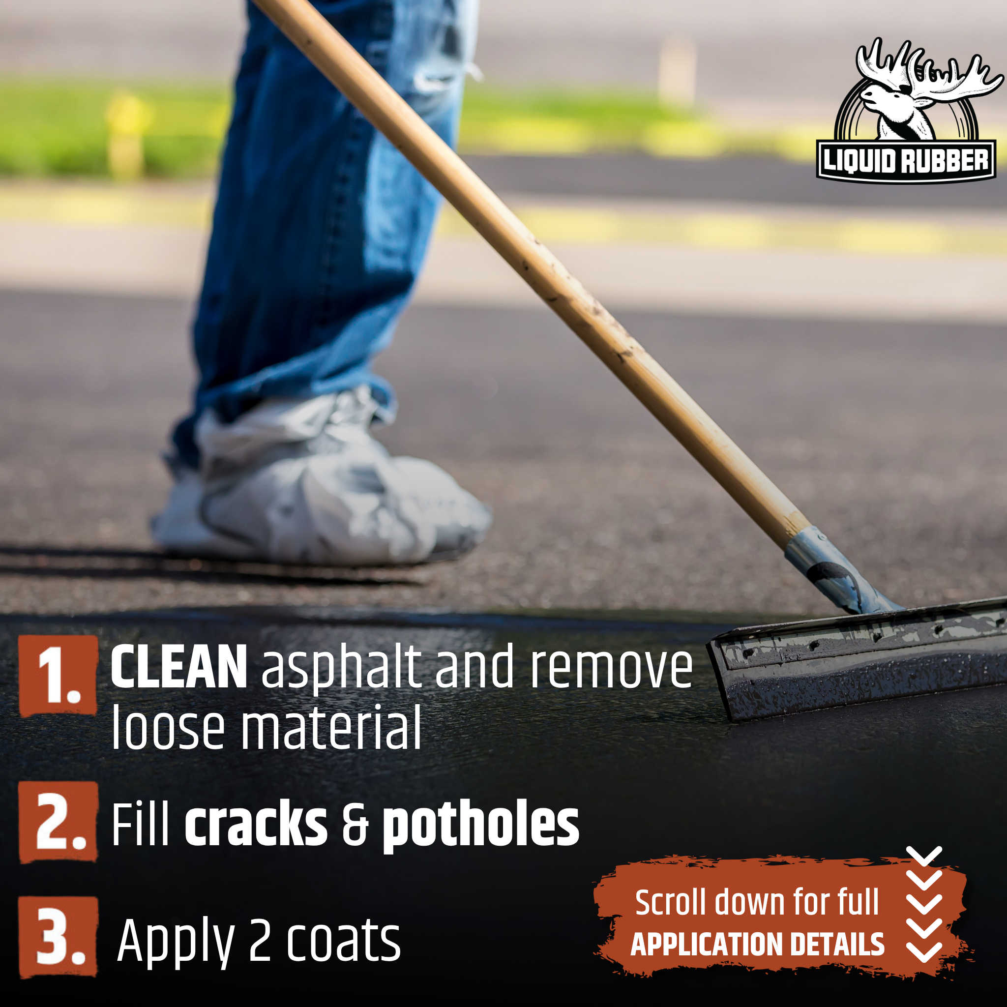 Driveway Sealer - Restore & Protect Asphalt or Blacktop – Liquid Rubber