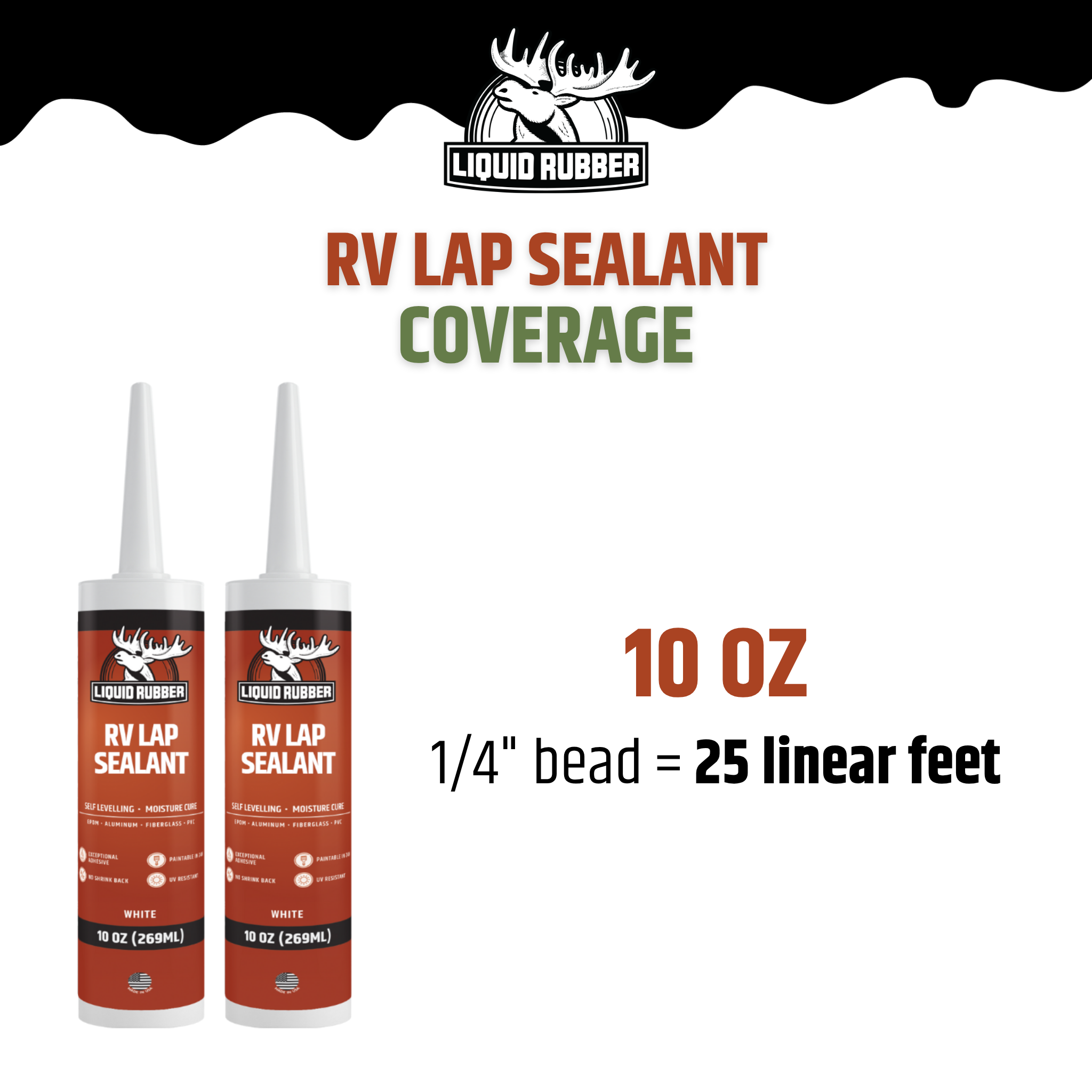 Self-Levelling Lap Sealant - RV Roof Waterproof Protection – Liquid Rubber