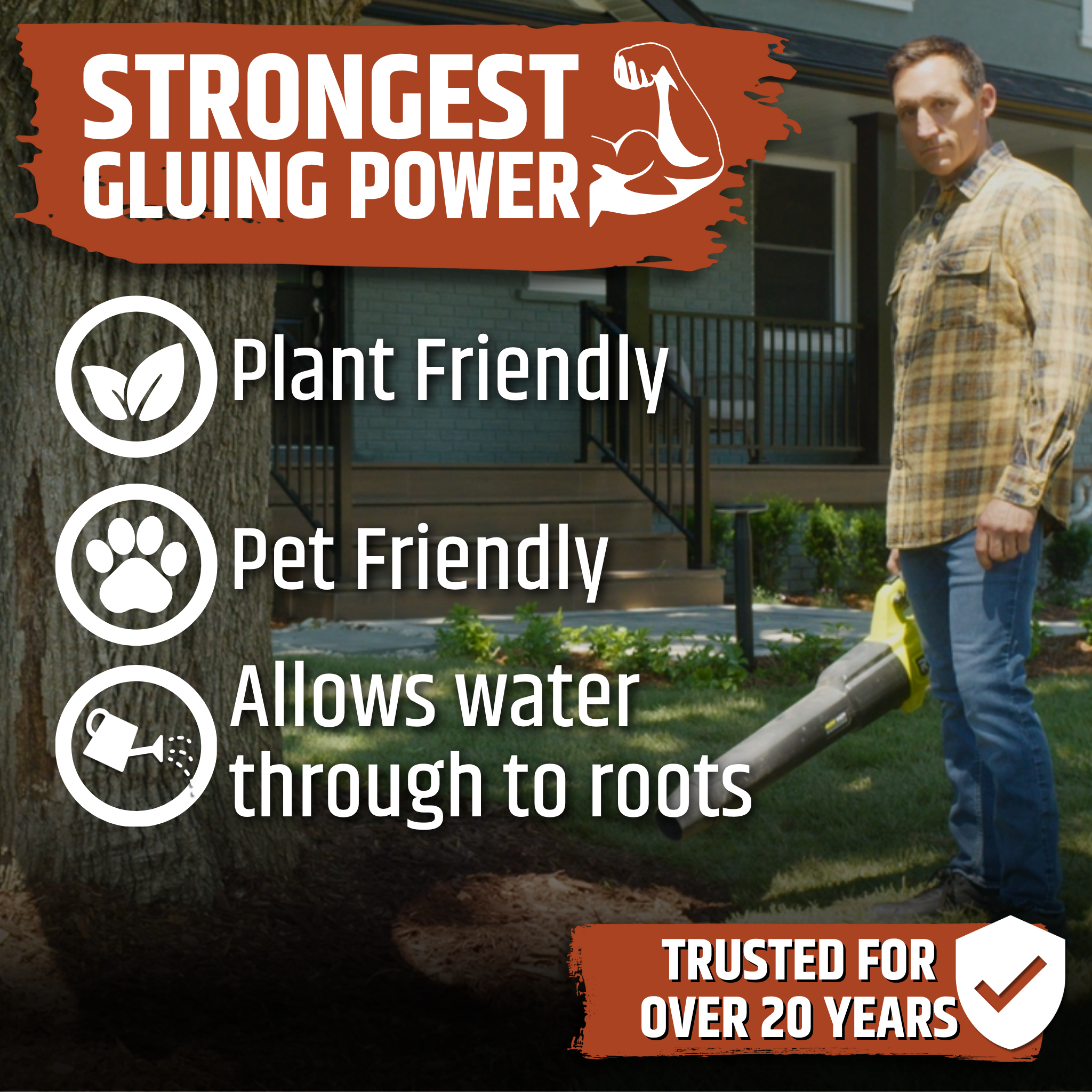 Mulch Glue - Secure Mulch, Rocks, and Gravel Easily – Liquid Rubber