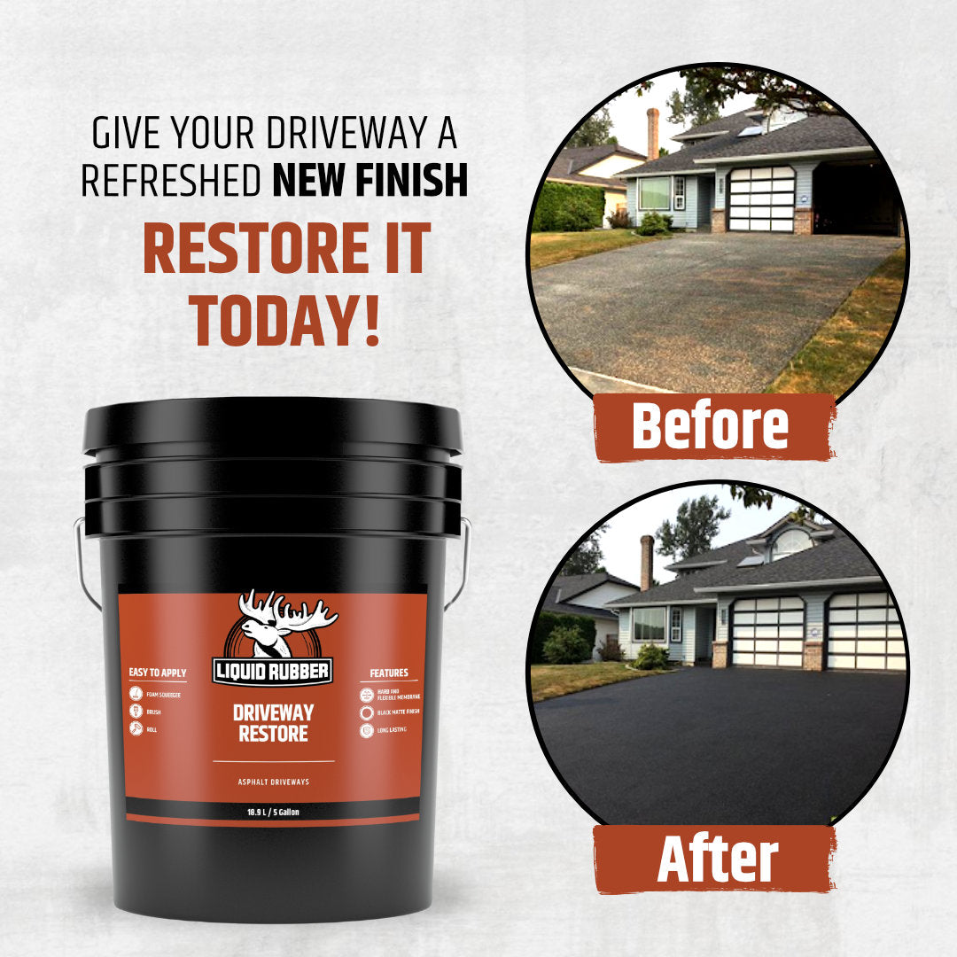 Driveway Restore Asphalt Sealant | Liquid Rubber Coating