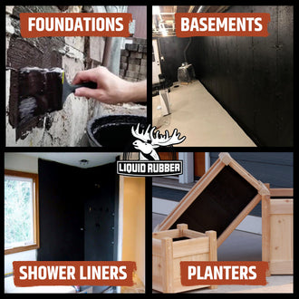 Concrete Foundation Basement Sealant Liquid Rubber Waterproof Coating