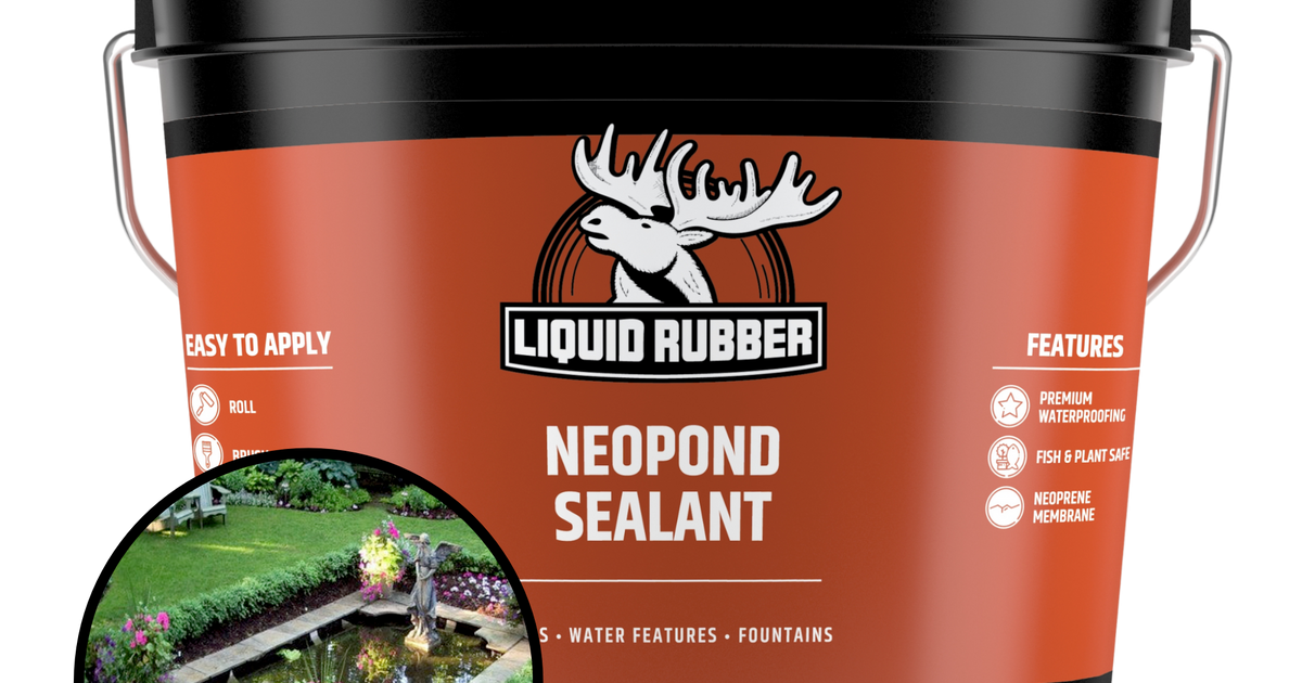NeoPond Sealant Waterproofing Membrane | Black | Liquid Rubber