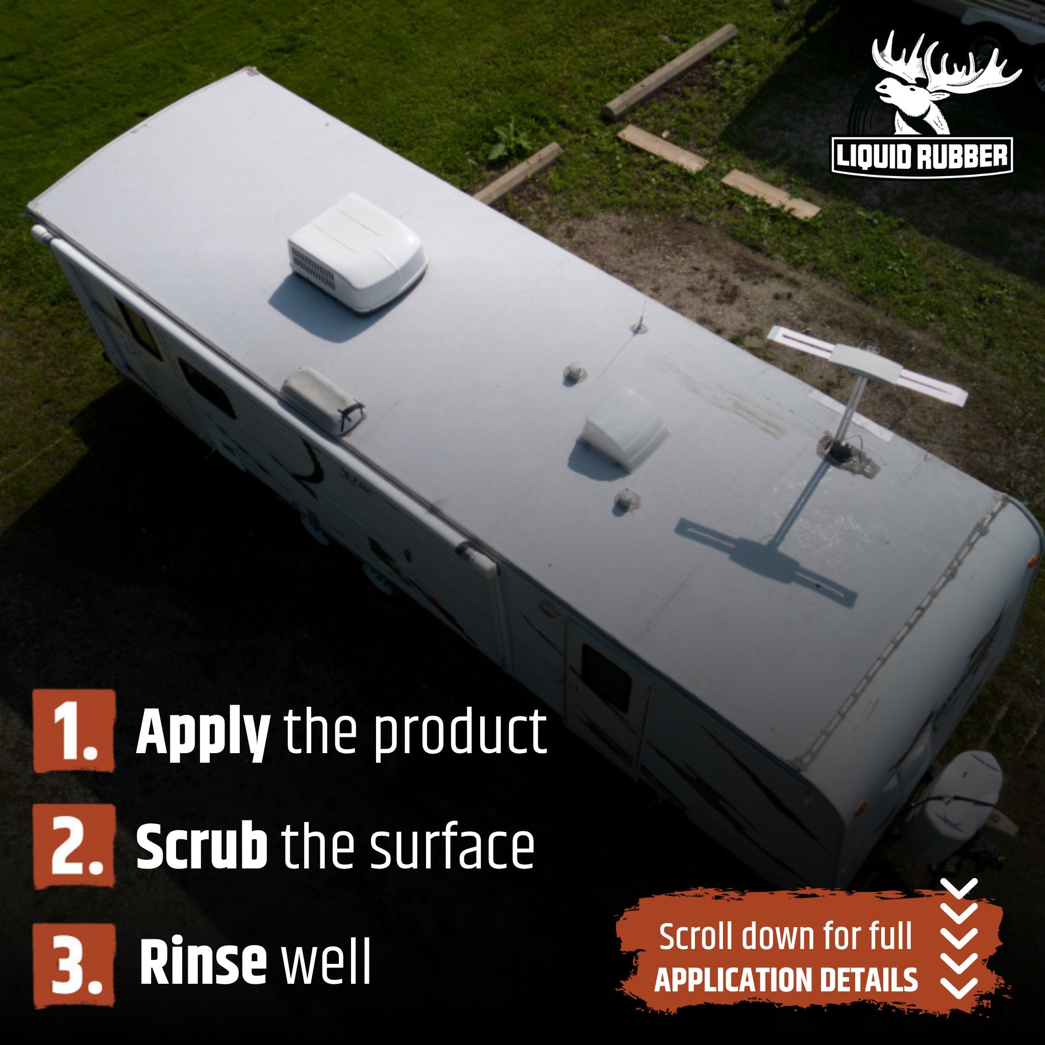 RV Roof Cleaner - Effective, Safe Cleaning for RV Surfaces – Liquid Rubber