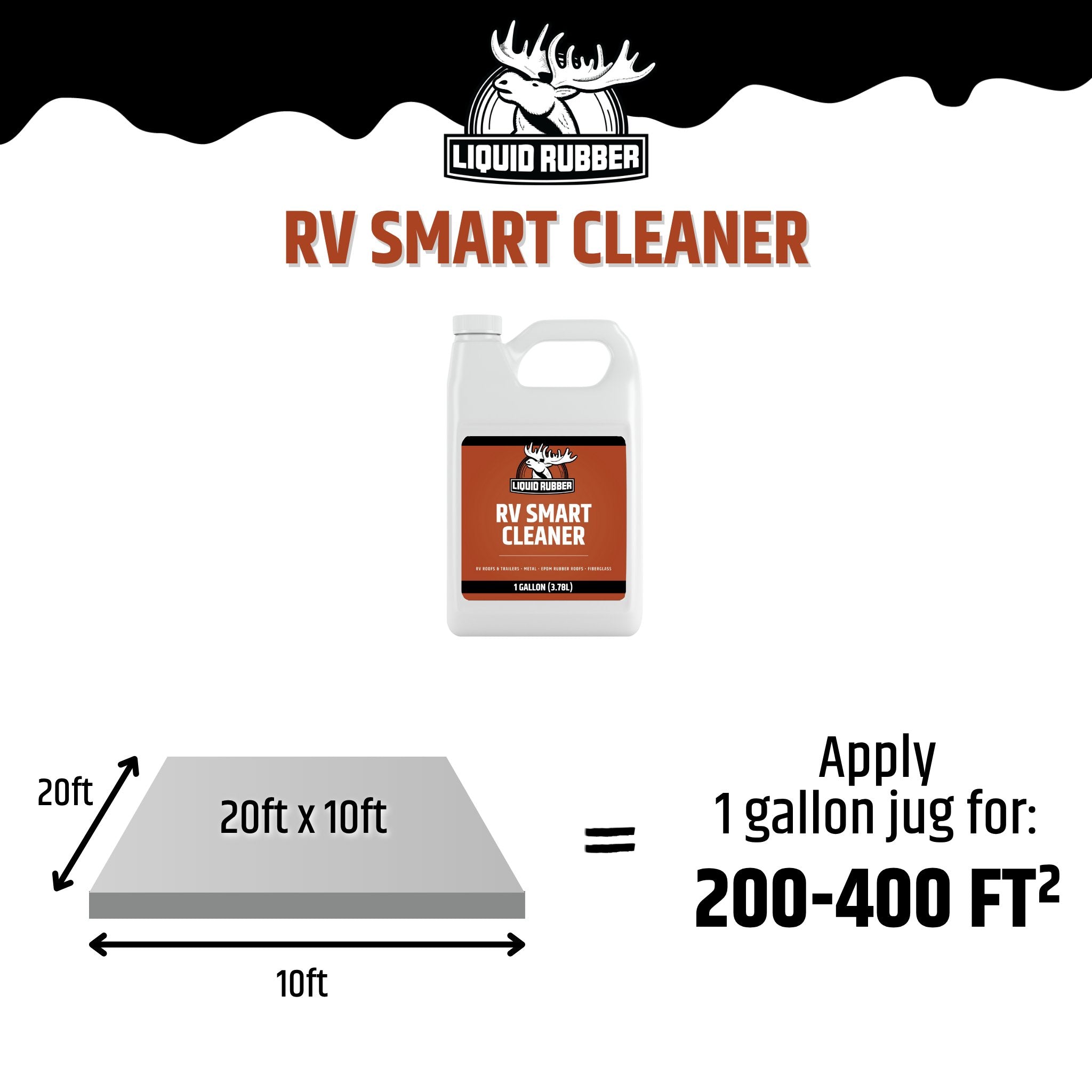 RV Roof Cleaner - Effective, Safe Cleaning for RV Surfaces – Liquid Rubber